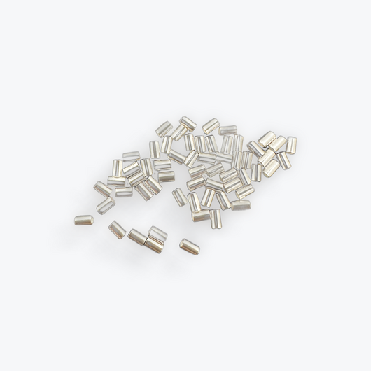 925 Sterling Silver Cut Tube Crimp Beads (4 Sizes) | Purity Beads ...