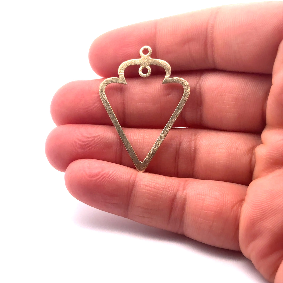 Arrowhead Charm (Gold Finished/Silver Plated) | Purity Beads – Puritybeads